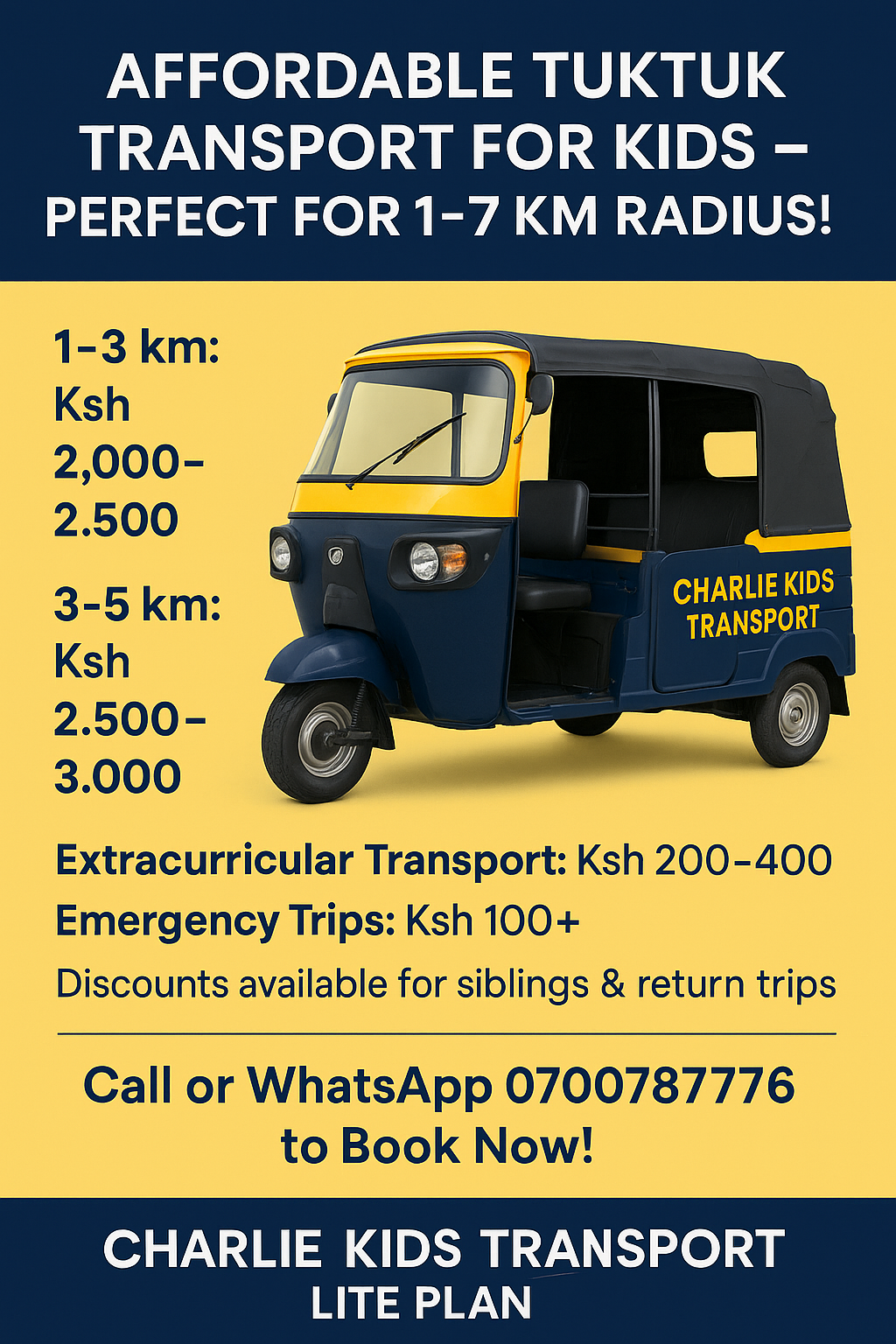 charlie Kids School Transport - transporting the future